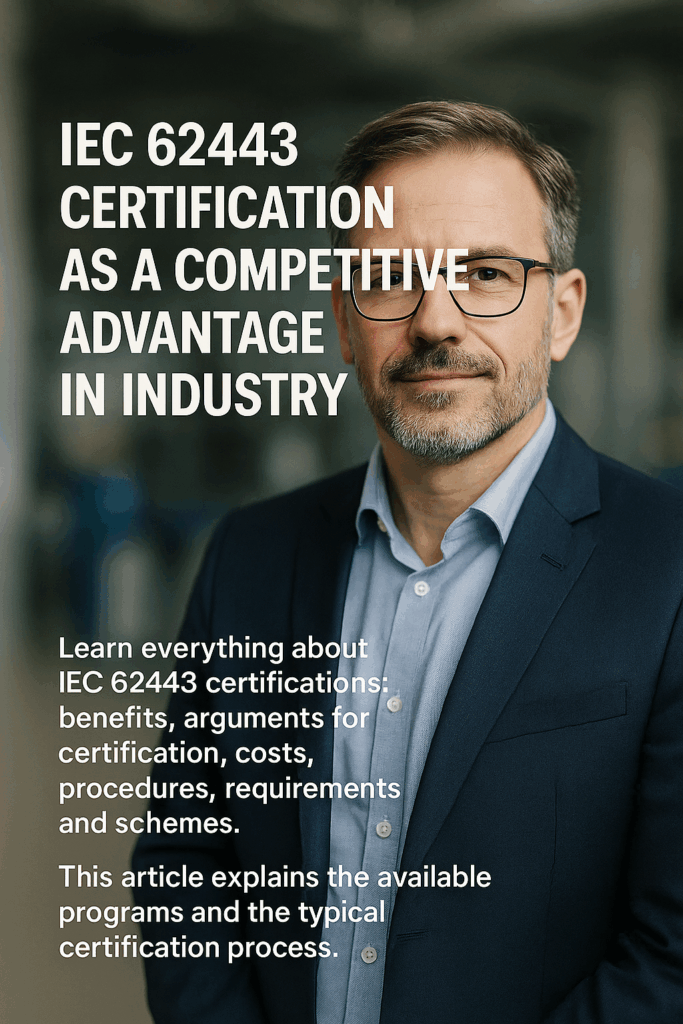 IEC 62443 certification as a competitive advantage in industry - Secuvi